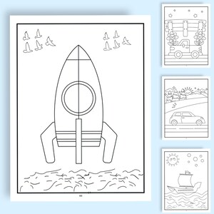 Printable Kids Coloring Pages | Fun and Educational Art | Instant ...