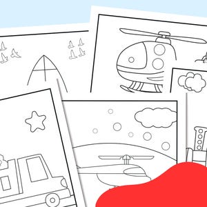 Printable Kids Coloring Pages | Fun and Educational Art | Instant ...