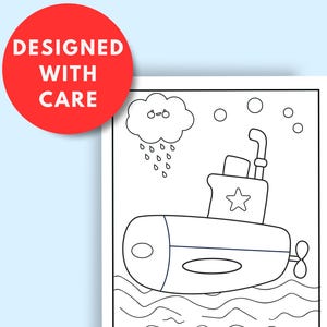 Printable Kids Coloring Pages | Fun and Educational Art | Instant ...