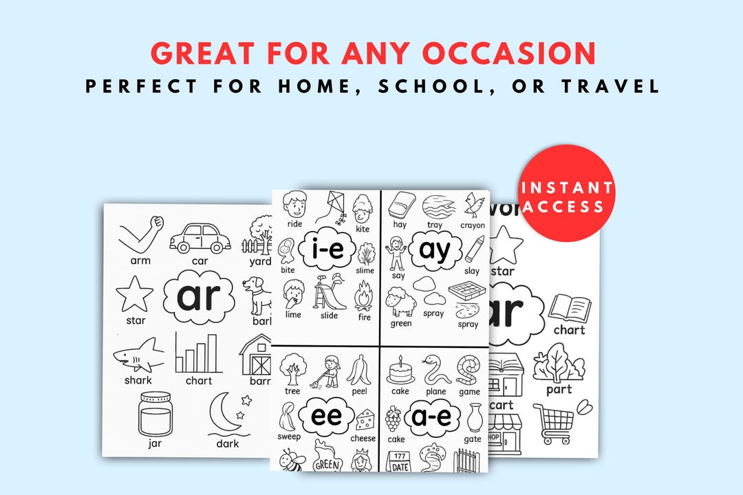 Phonics Worksheets Vowel Blend Printable Worksheet for Kids ...