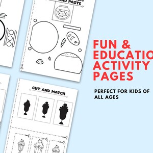 Kids Scissor Skills Printable | Tracing and Coloring Activity Pages ...