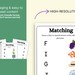 Alphabet Matching Game: Kids Learning Activity, Letter Recognition (PDF ...