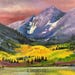 Maroon Bells Acrylic Painting 12" X 14" - Etsy