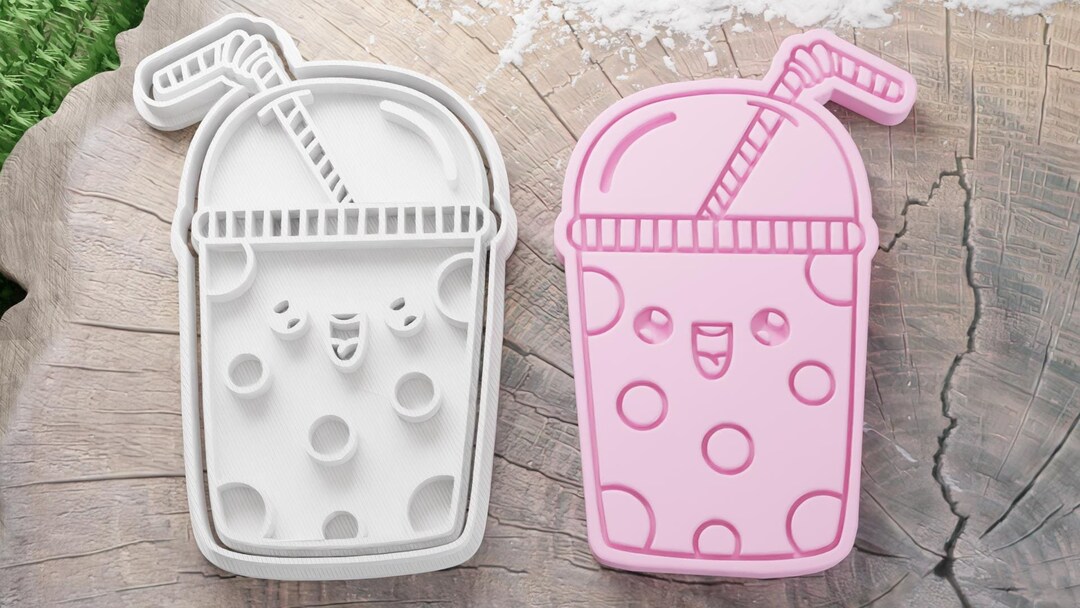 Cute Milkshake / Bubble Tea / Soda Cookie Cutter / Fondant / Icing - Etsy