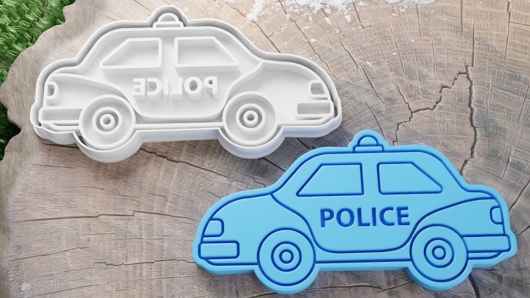 Police Car Cookie Cutter - 3D Printed - Etsy