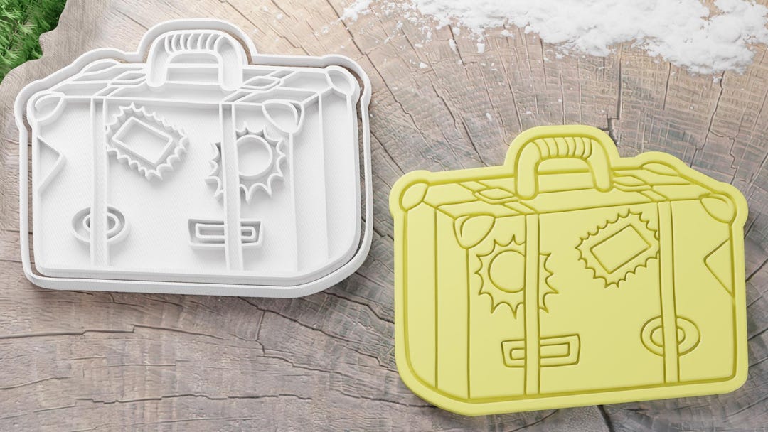 Suitcase Cookie Cutter - 3D Printed - Etsy