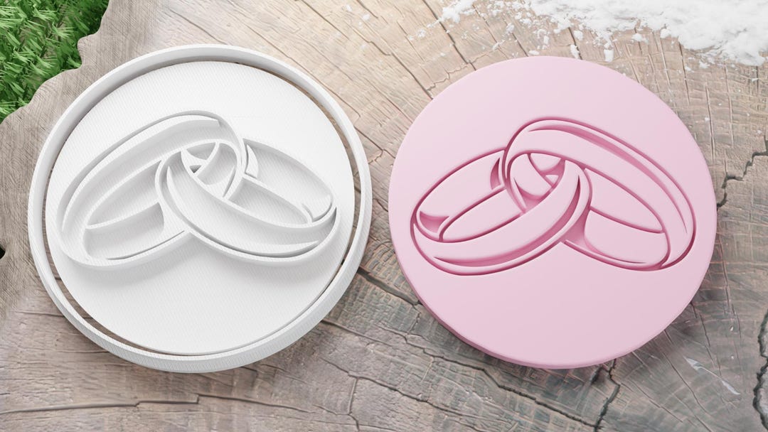 Wedding Rings Cookie Cutter - 3D Printed - Etsy