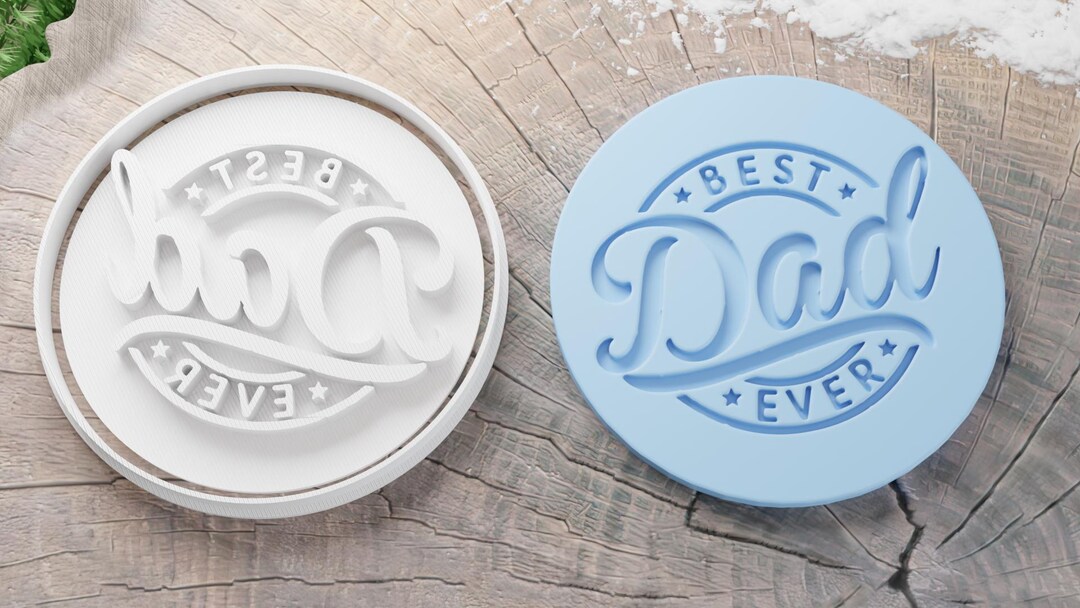 Best Dad Ever Cookie Cutter - 3D Printed - Etsy