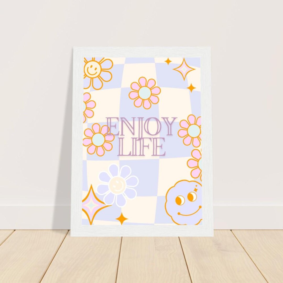 Enjoy Life Poster - Etsy