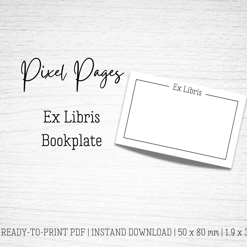 Blank Bookplates - Etsy UK