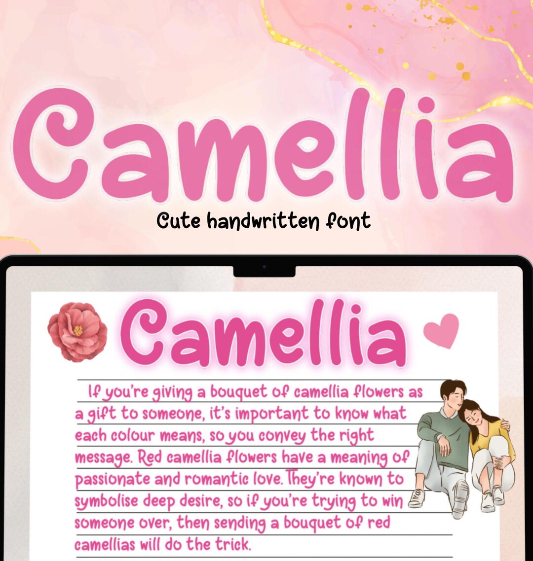 Cute Handwritten Font, Goodnotes Font, Planner Font, Cute Font, Teacher ...