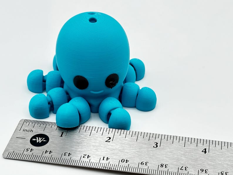 Tiny Octopus ZOU3D Articulated 3D Print - Etsy