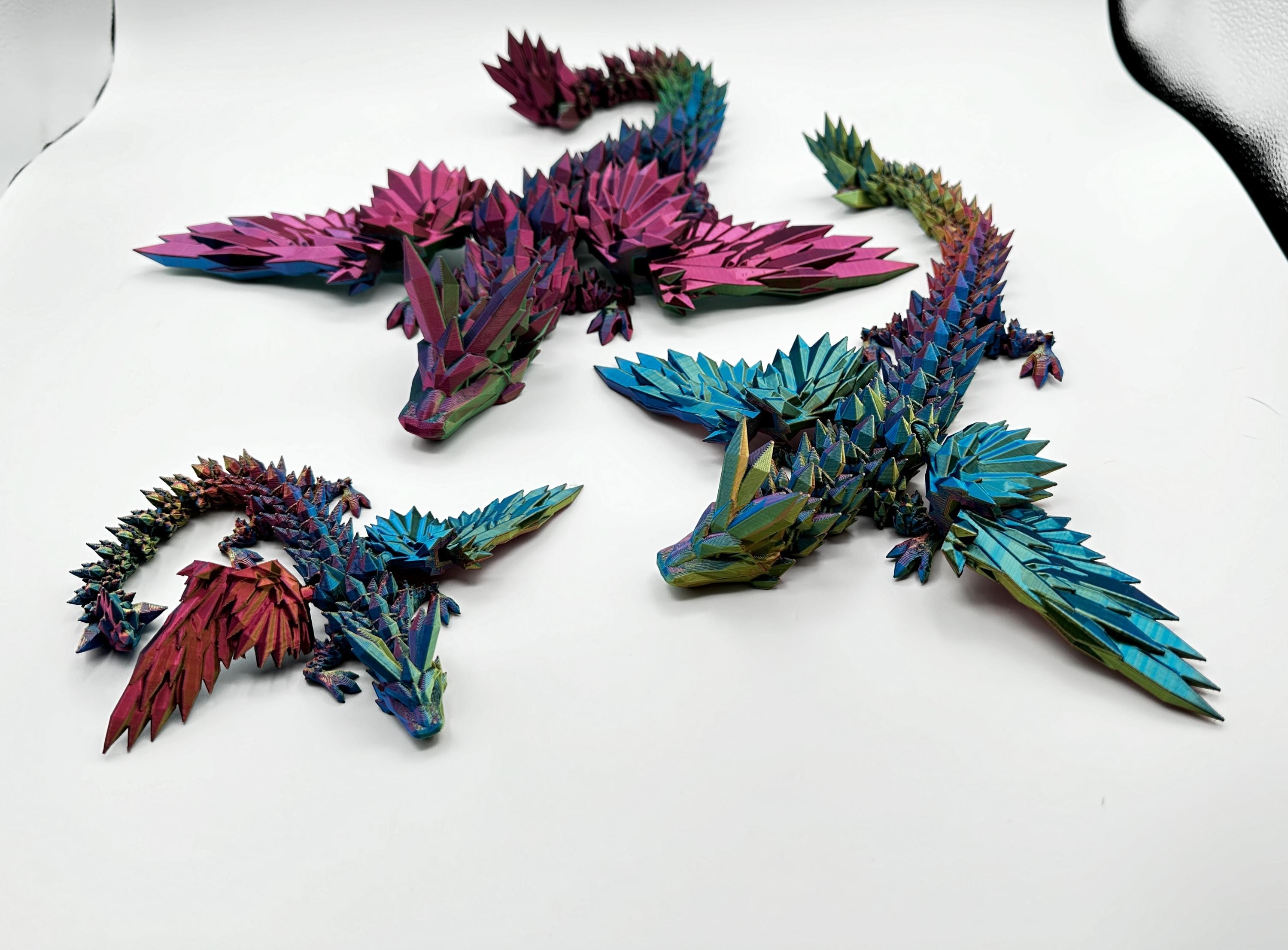 Cinderwing Dragons. 3D Printed - Etsy