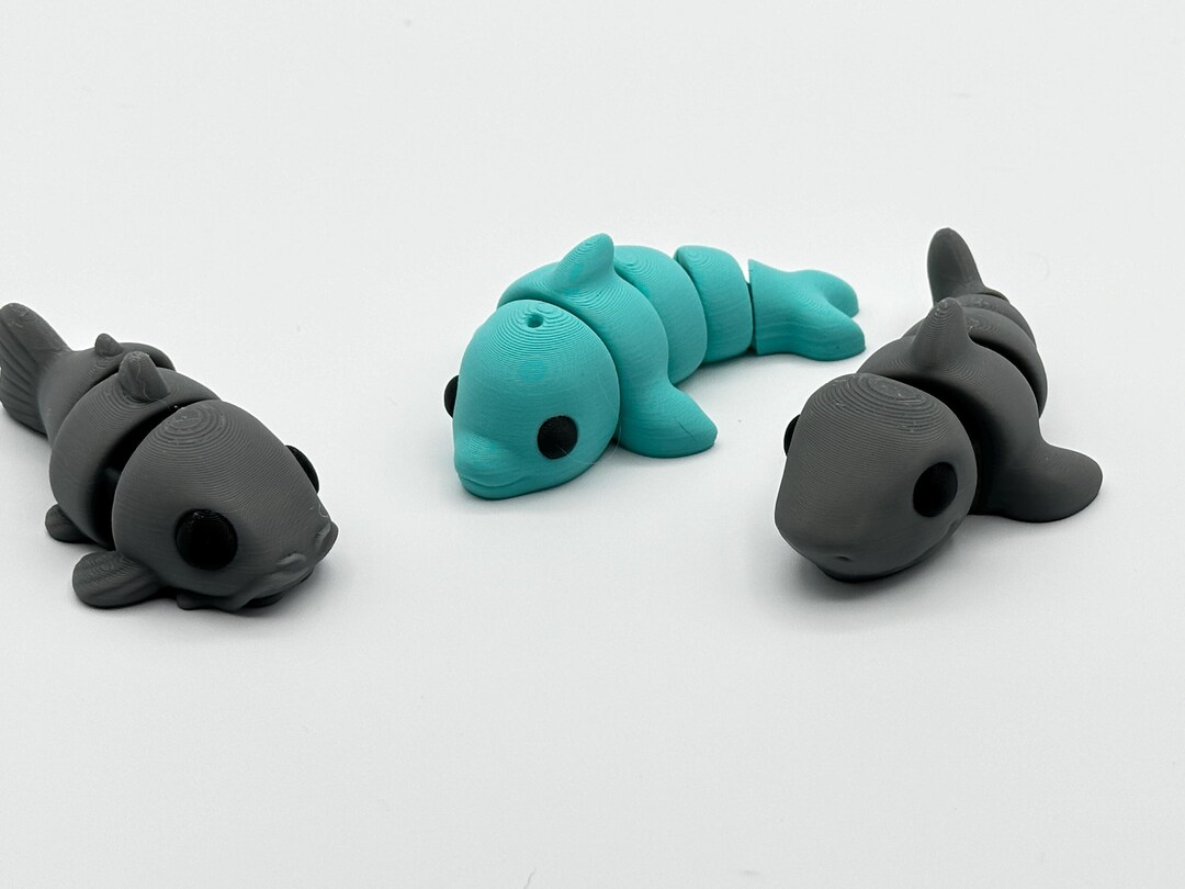 Water Animals ZOU3D Articulated 3D Print - Etsy