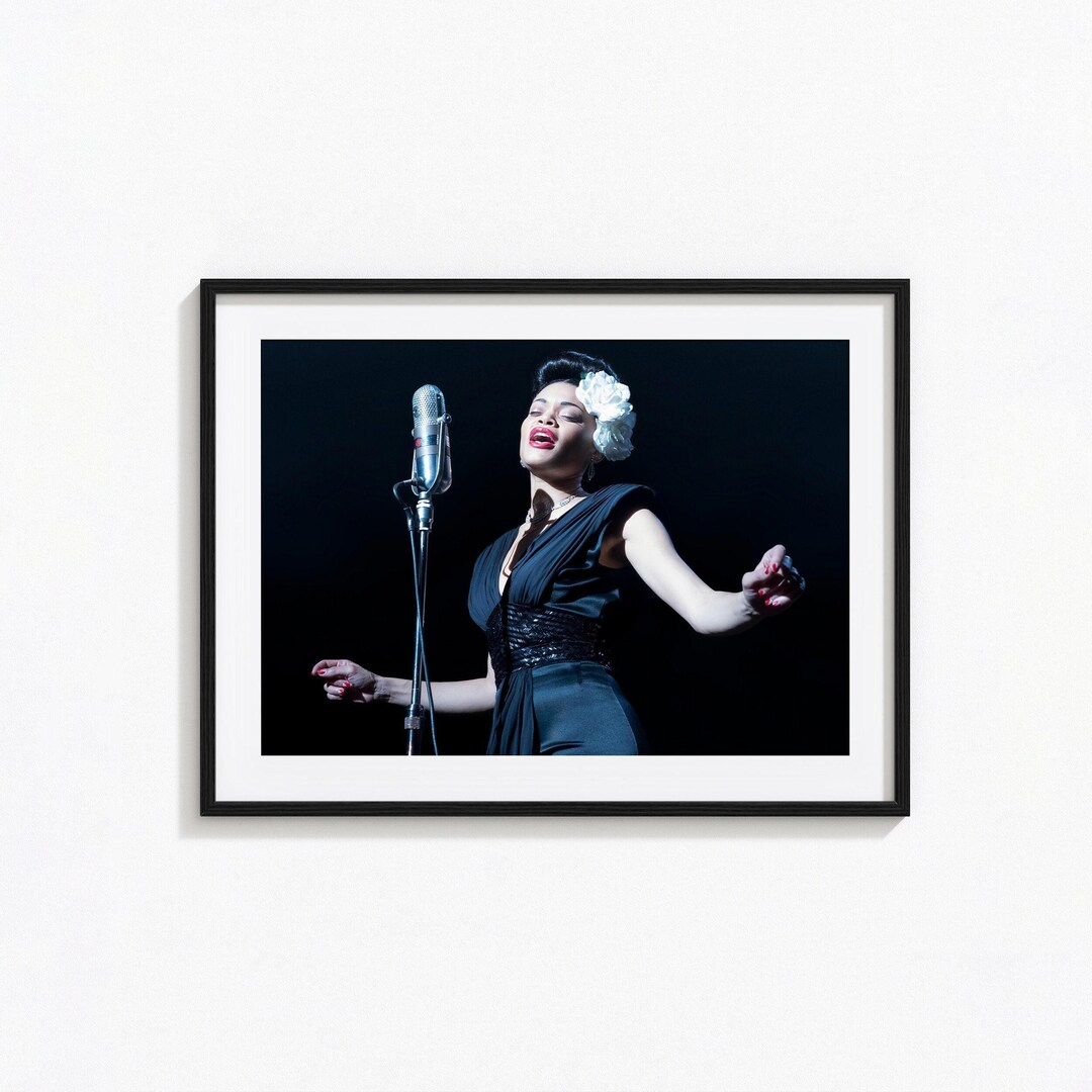 Billie Holiday Posters / Billie Holiday Black and White Wall Art,album ...