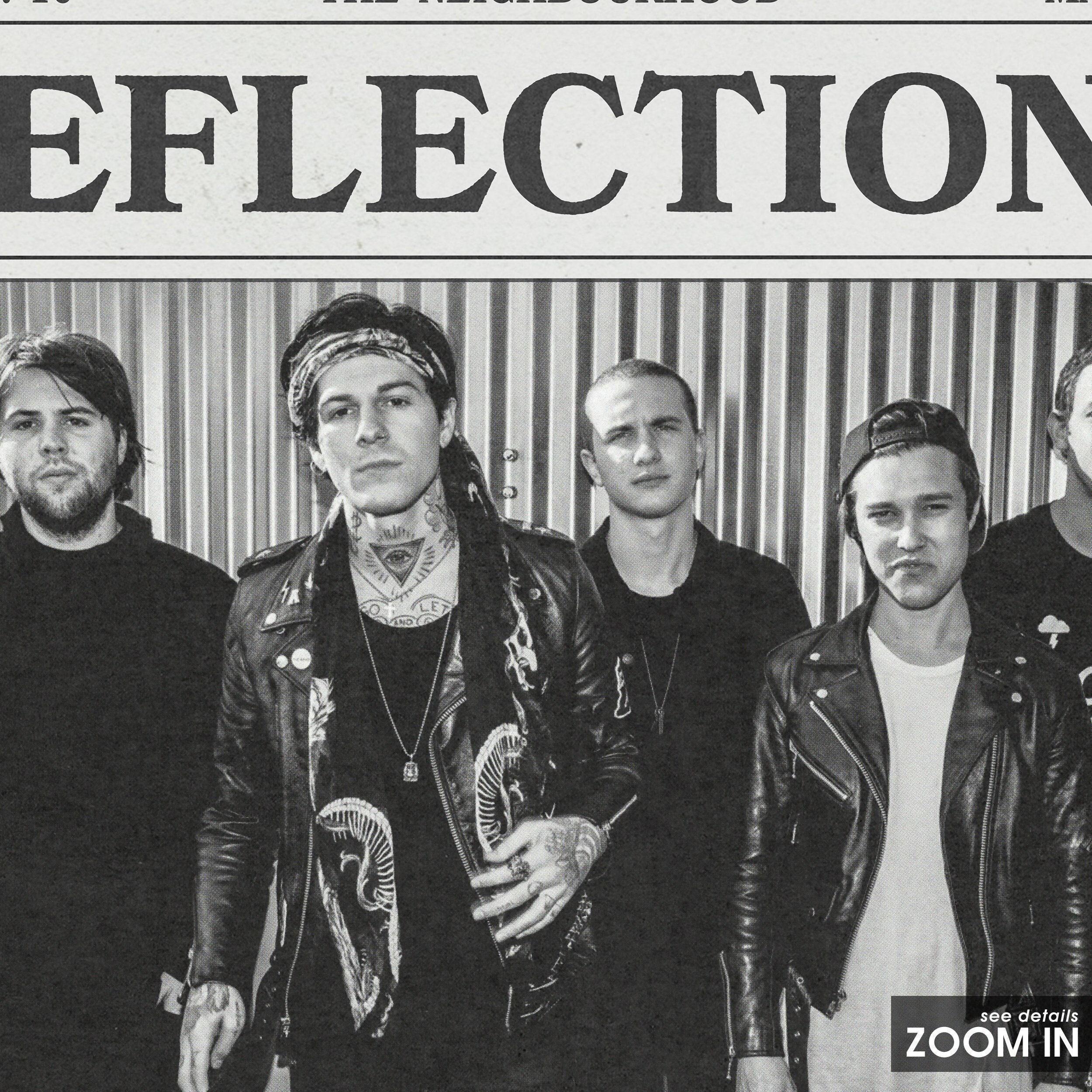 The Neighbourhood Retro Newspaper Print, Reflections Poster ...