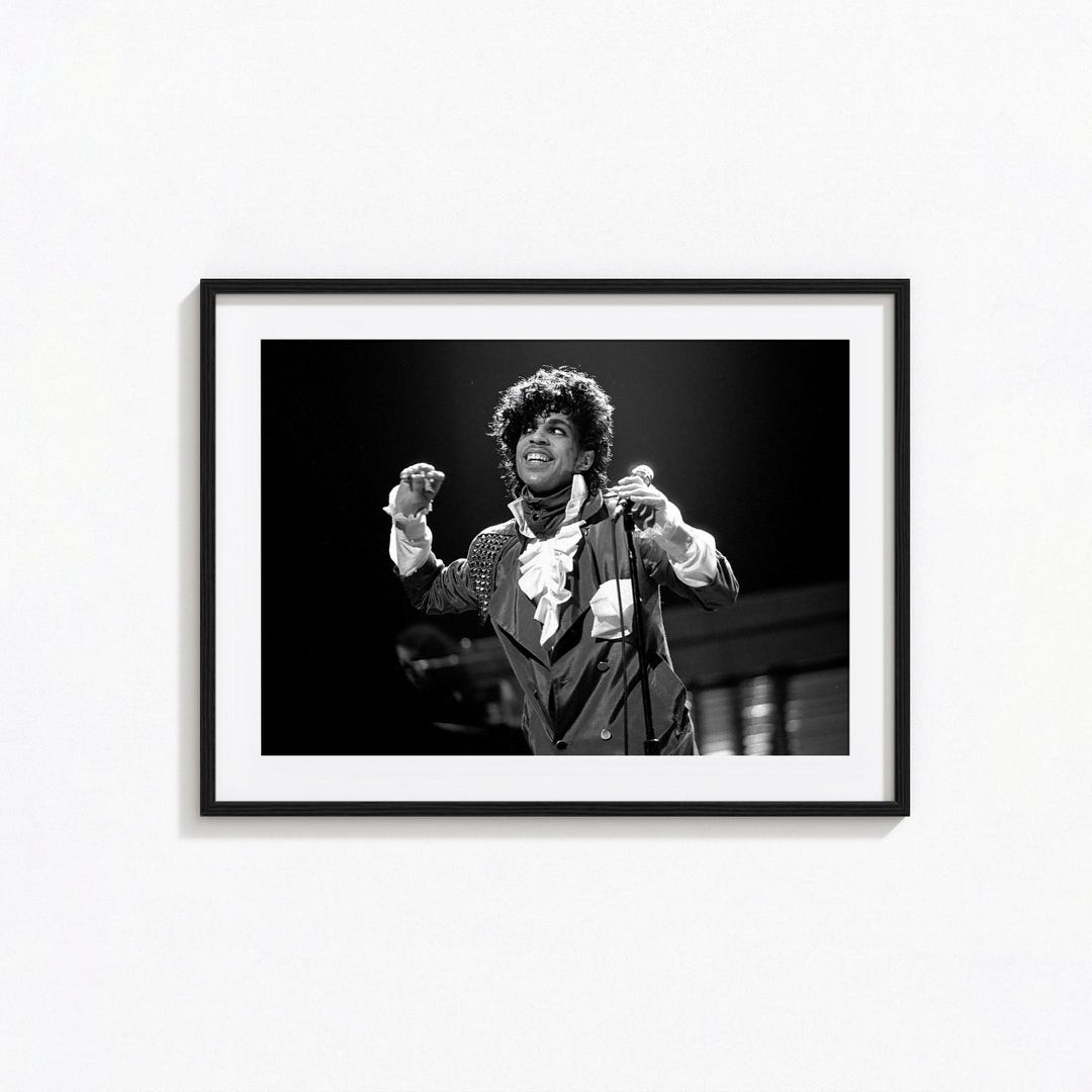 Prince Posters / Prince Black and White Wall Art, Album Cover Poster ...