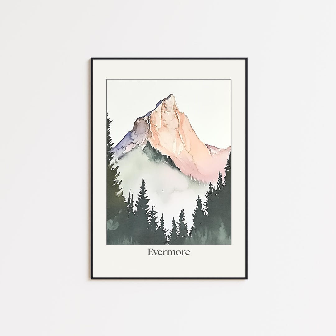 Evermore Poster / Taylor Swift Posters / Evermore Poster / Reputation ...
