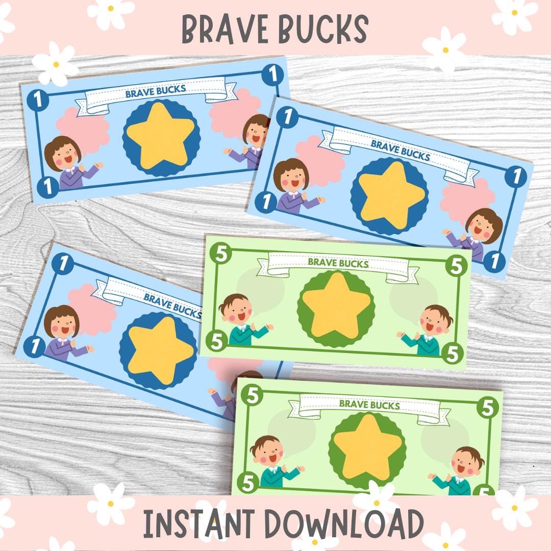 Brave Bucks. Selective Mutism. Play Money. Kids Money. Anxiety Help ...