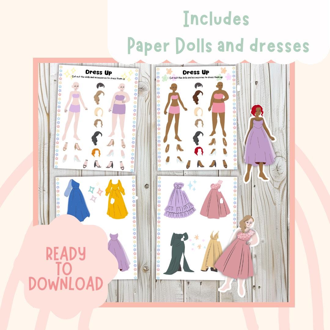 31 Page Girls' Activity Printable Pack – Fun & Creative Printables for ...