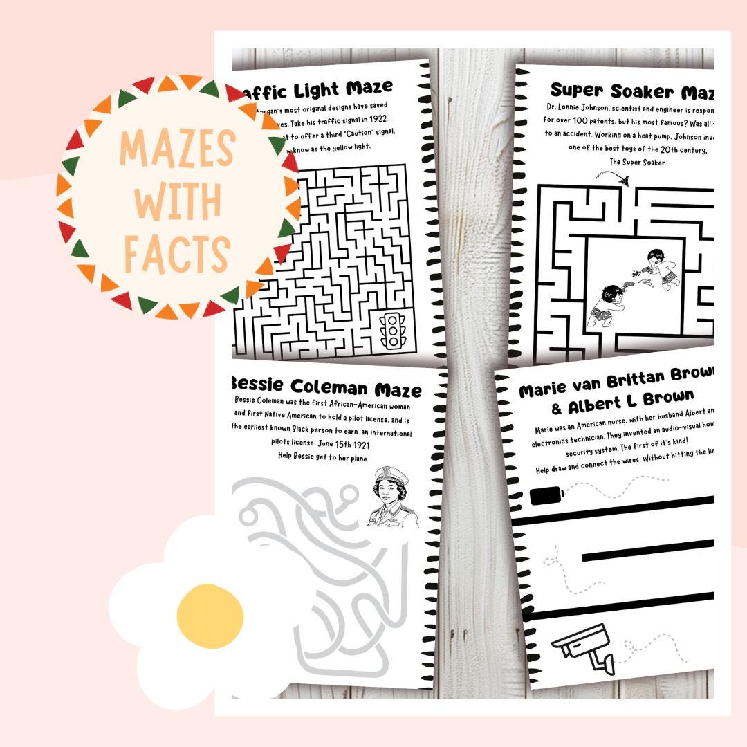 30 Page Black History Month Printable Activity Pack - Fun & Educational ...