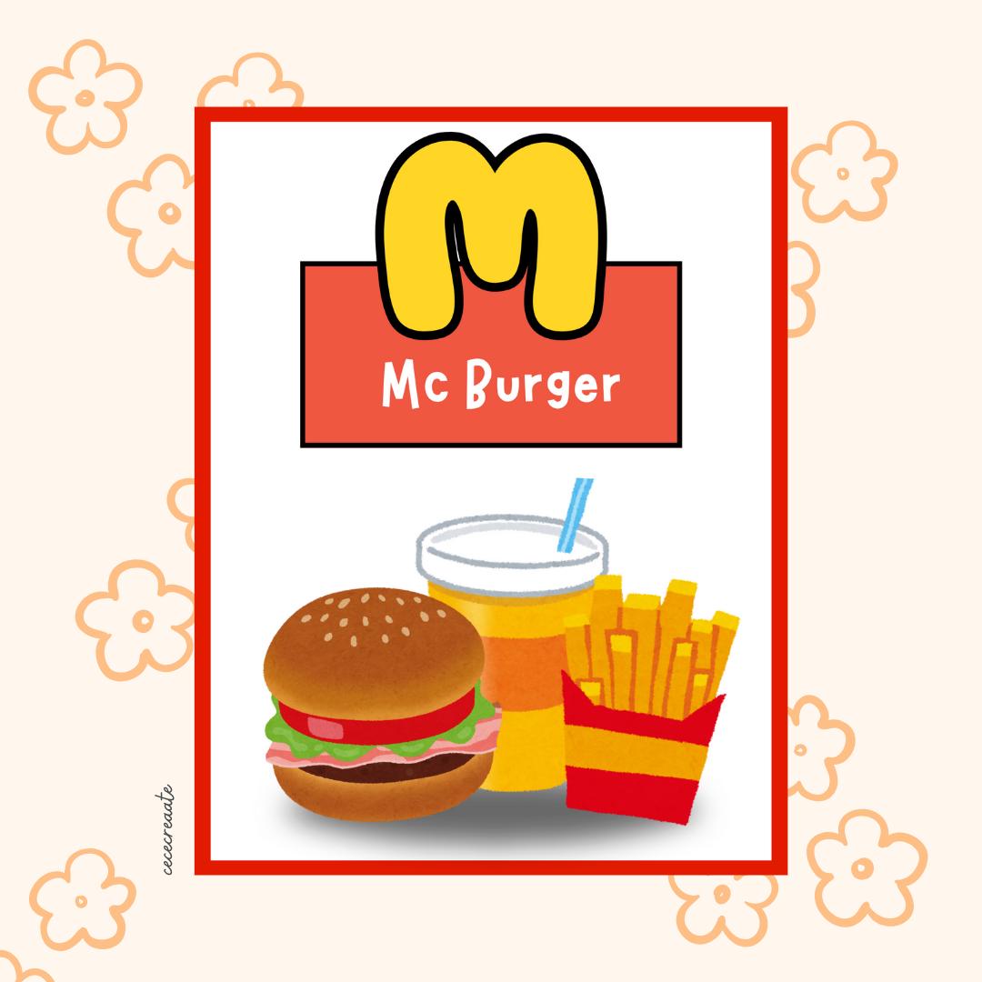 Fast Food Dramatic Play Printables. Download. Classroom Play Center ...