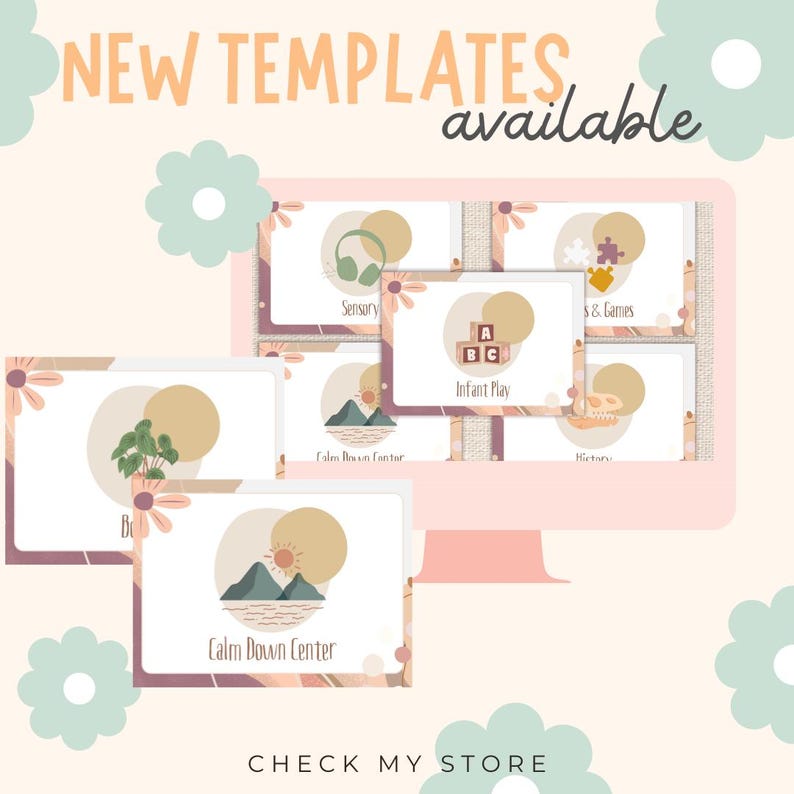 Editable Preschool Center Signs – Printable Classroom Labels for Early ...