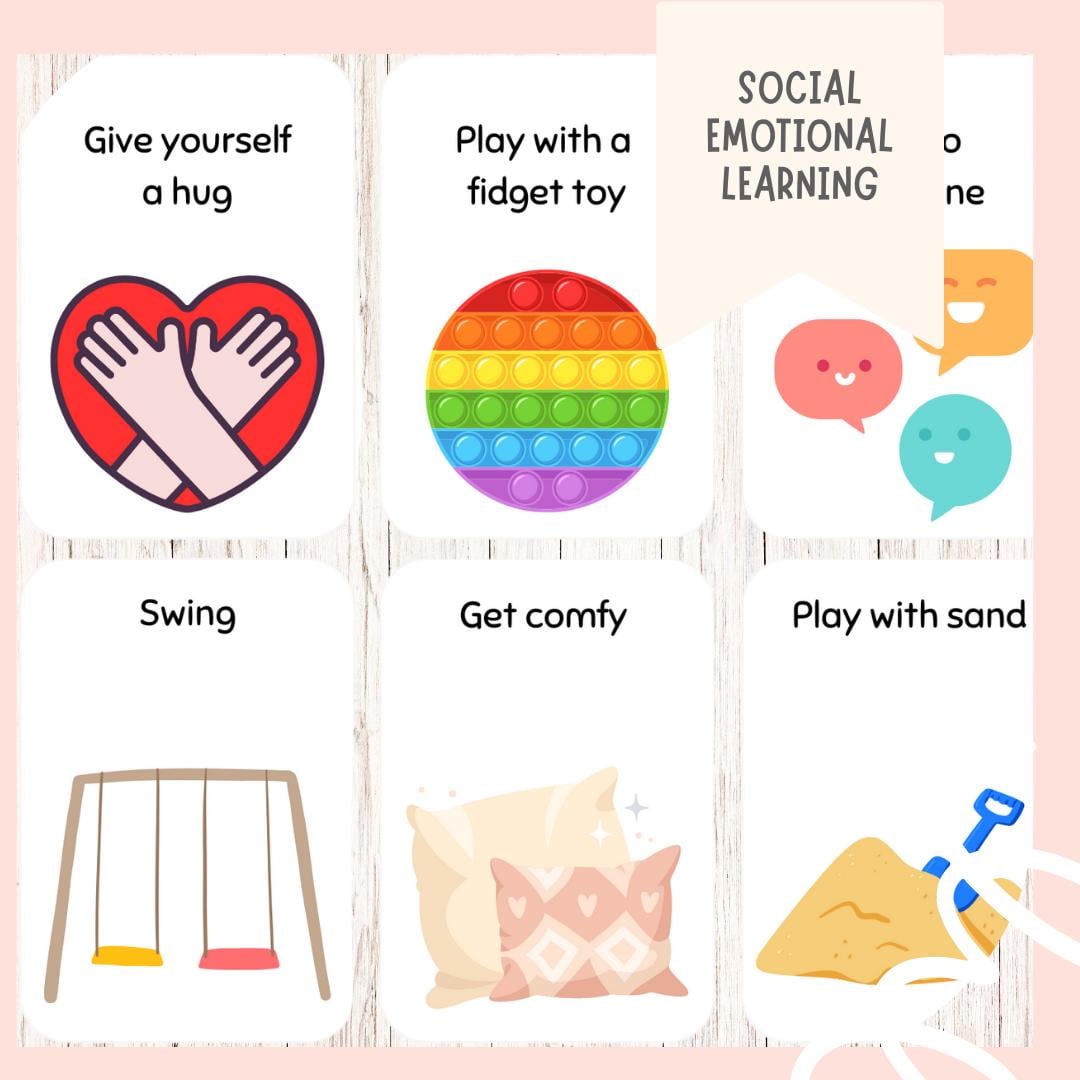 32 Pages Calming Strategy Cards for Kids, Mindfulness & Coping Skills ...