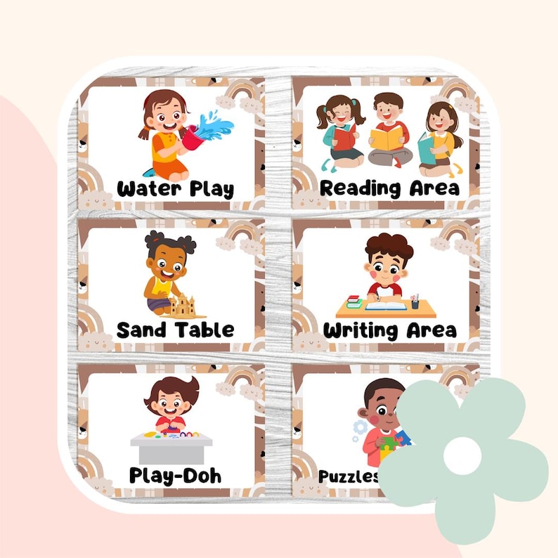 28 Preschool Center Signs – Printable Classroom Labels for Early ...