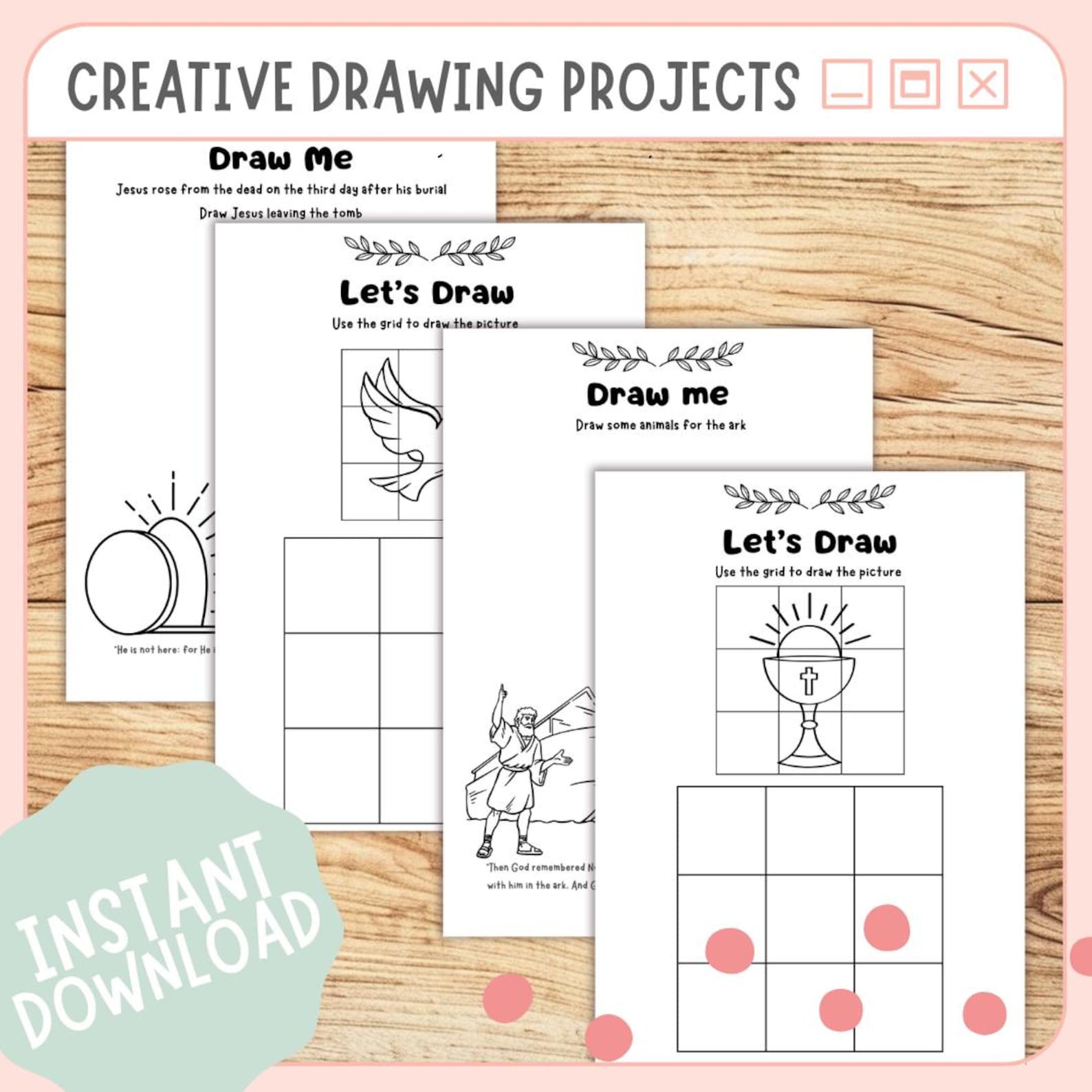 Lent Printable 32 PAGES Kids Activity Pack – Fun & Faith-based Learning ...