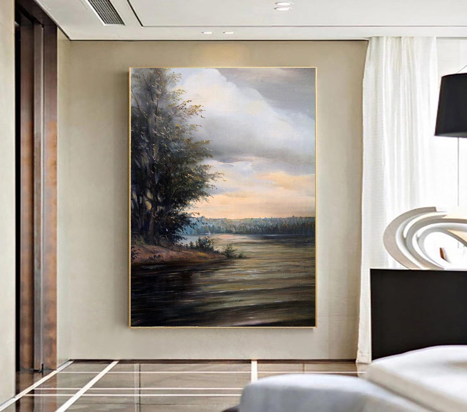 Extra Large Canvas Wall Art Landscape Wall Art, Abstract Wall Art ...
