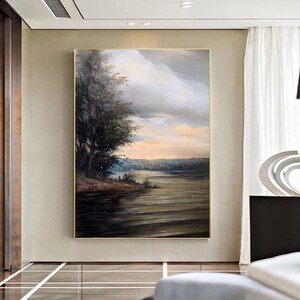 Extra Large Canvas Wall Art Landscape Wall Art, Abstract Wall Art ...