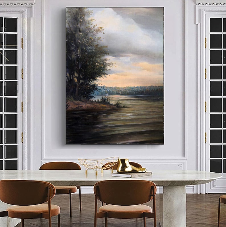 Extra Large Canvas Wall Art Landscape Wall Art, Abstract Wall Art ...