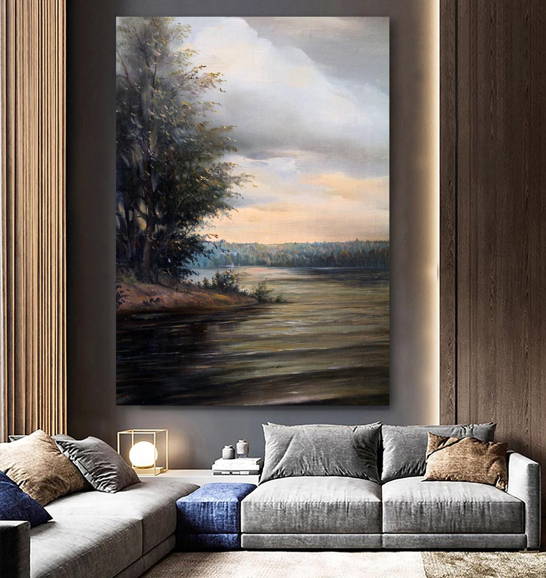 Extra Large Canvas Wall Art Landscape Wall Art, Abstract Wall Art ...