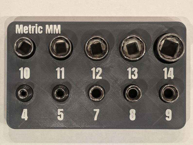 Upgrade Your Workshop: 3D Printed Socket Organizer - Etsy