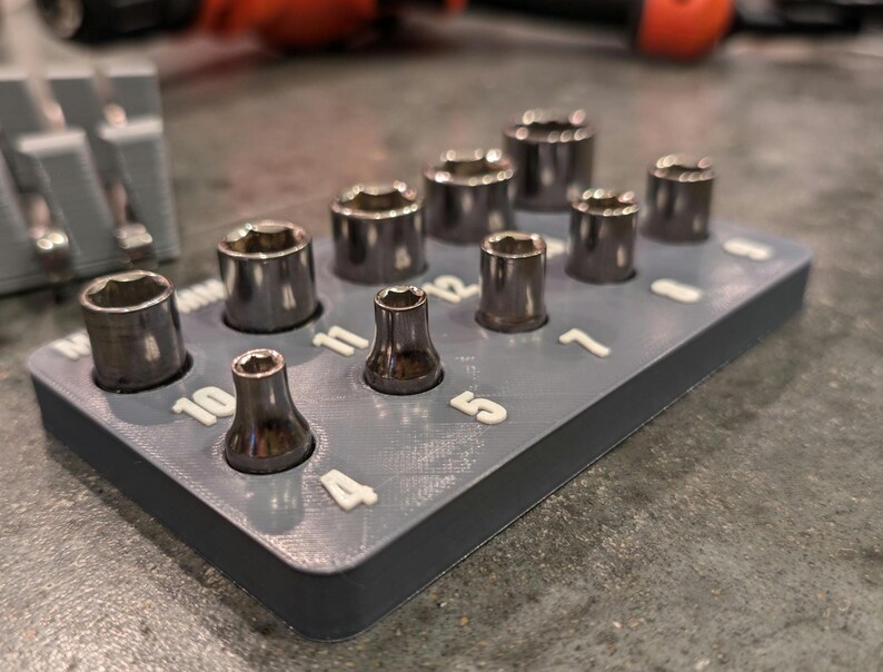 Upgrade Your Workshop: 3D Printed Socket Organizer - Etsy