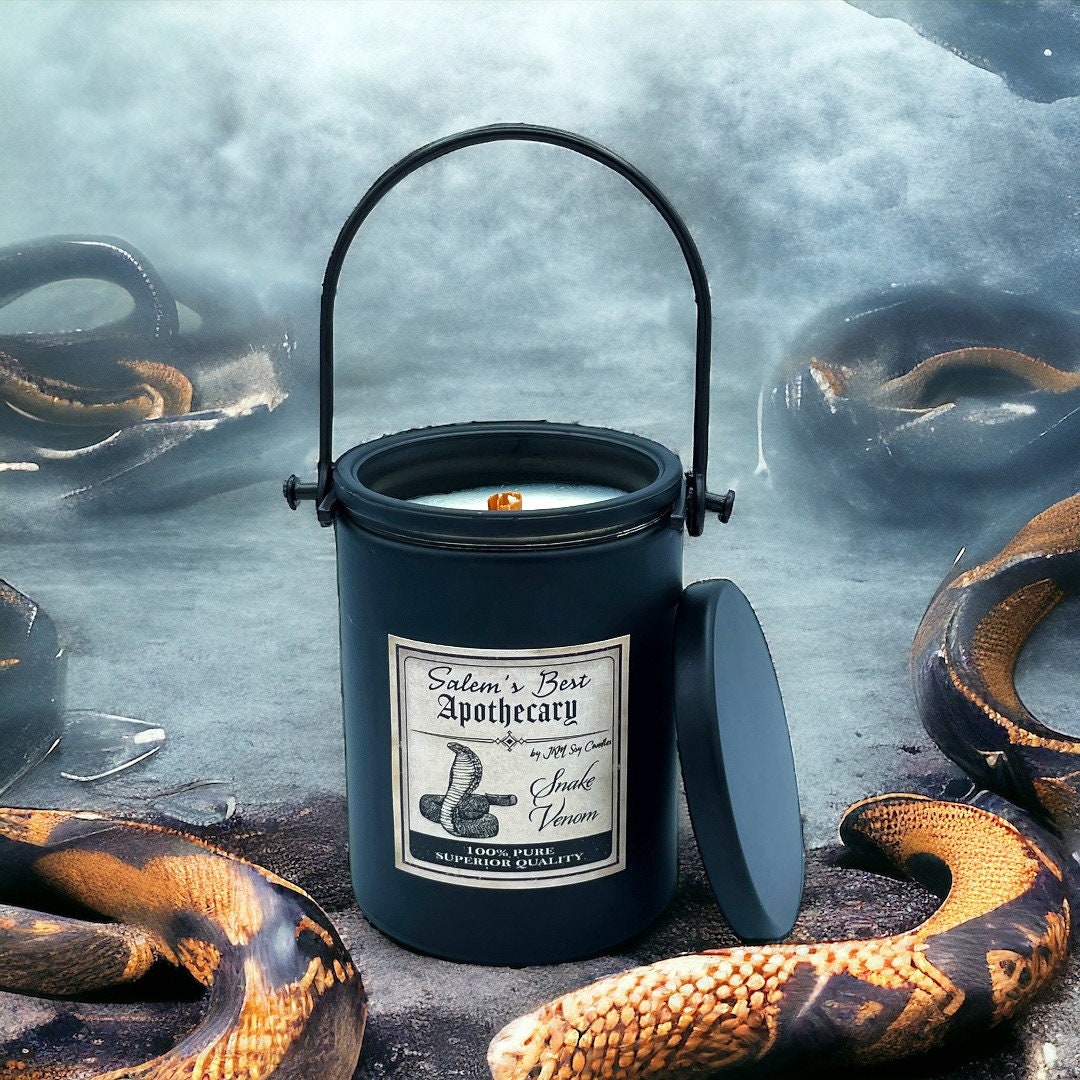 Snake Venom Soy Candle - Salem’s Best Apothecary - Etsy