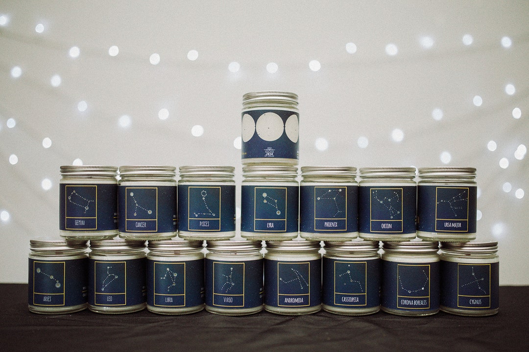 Celestial Collection Candle - You Choose the Constellation & the Scent ...