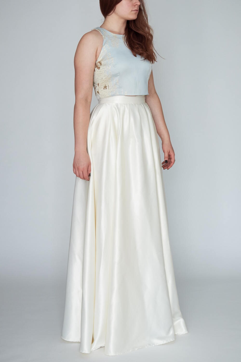 Endless Harmony Maxi Ivory Wedding Skirt With Pockets - Etsy