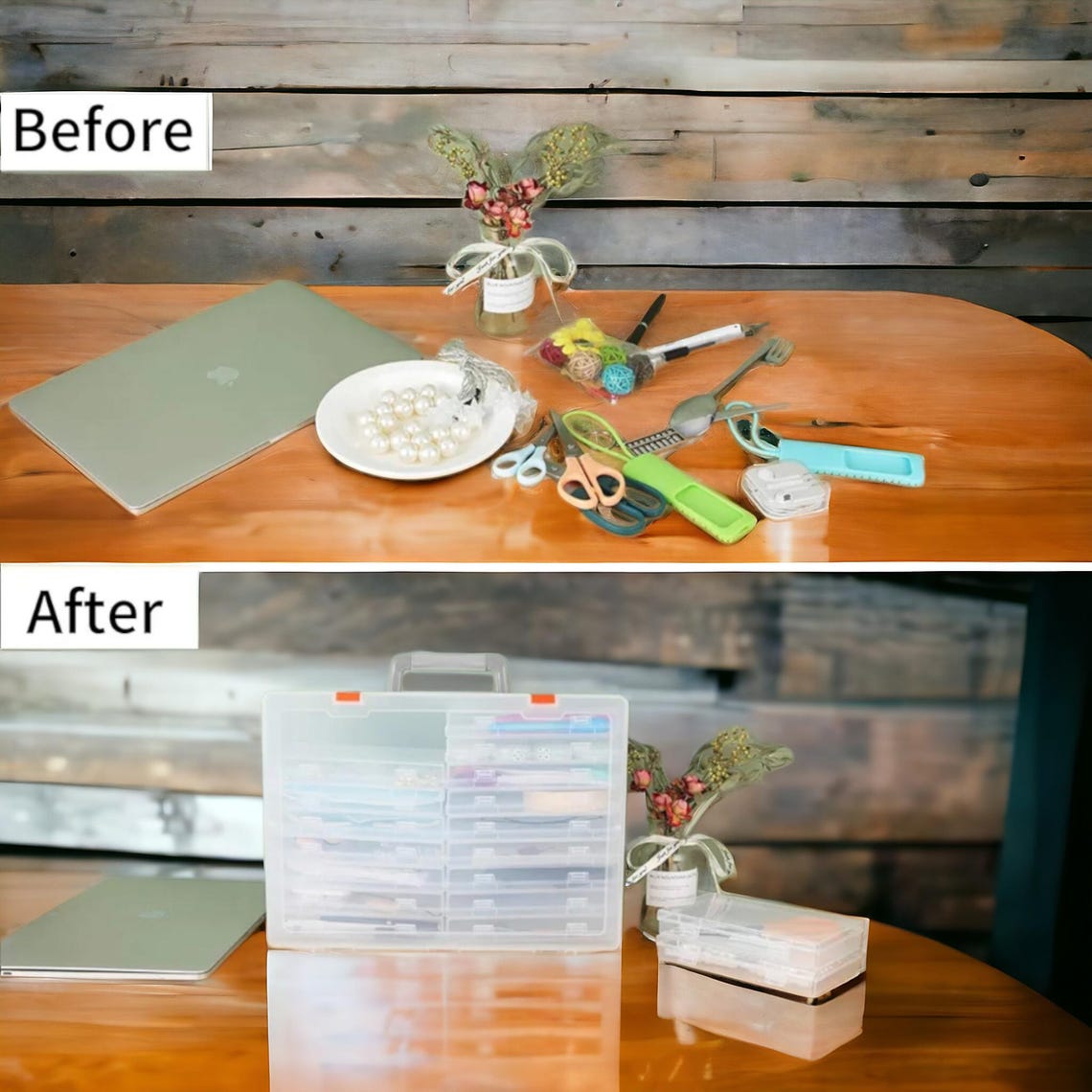 Clear 4x6 Photo Storage Box - 18 Extra Large Acid-free Organizers for ...