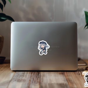 Adorable 3" Chibi Girl Sticker – Kawaii Anime-inspired Vinyl Sticker ...