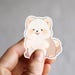 Kawaii Fluffy Puppy Vinyl Sticker | Cute Dog Lover Gift - Etsy