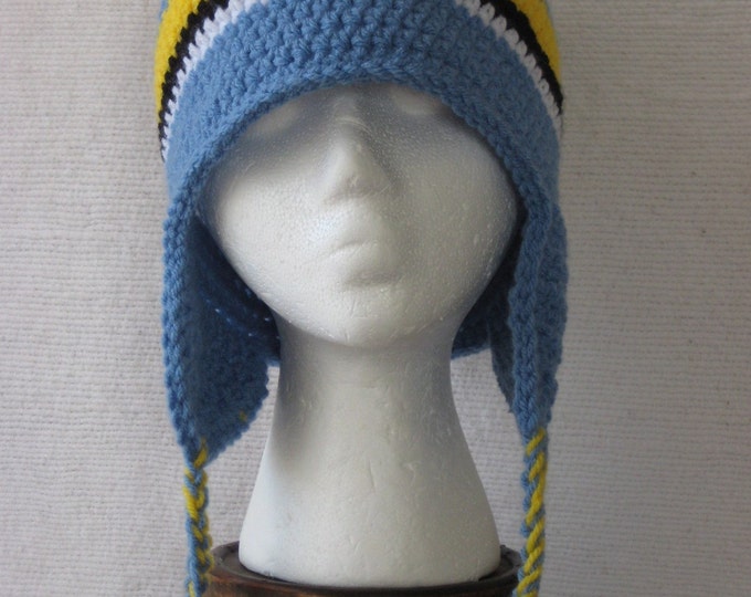 Pom Pom Earflap Toque Hat - Inspired by the 2010 Olympic Swedish Team ...