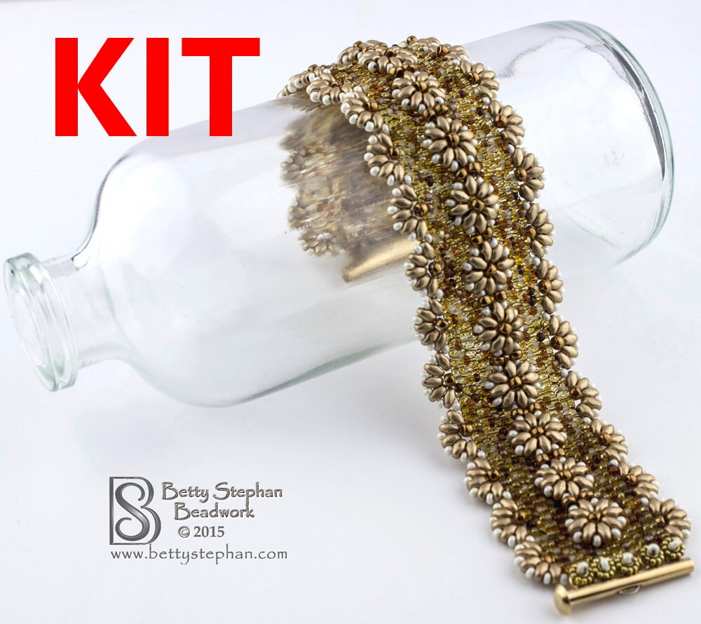 Lazy Daisy Beadwoven Bracelet Kit Brown-full KIT or Refill Kit - Etsy