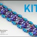 Gemmy Bracelet Blue and Purple - Etsy