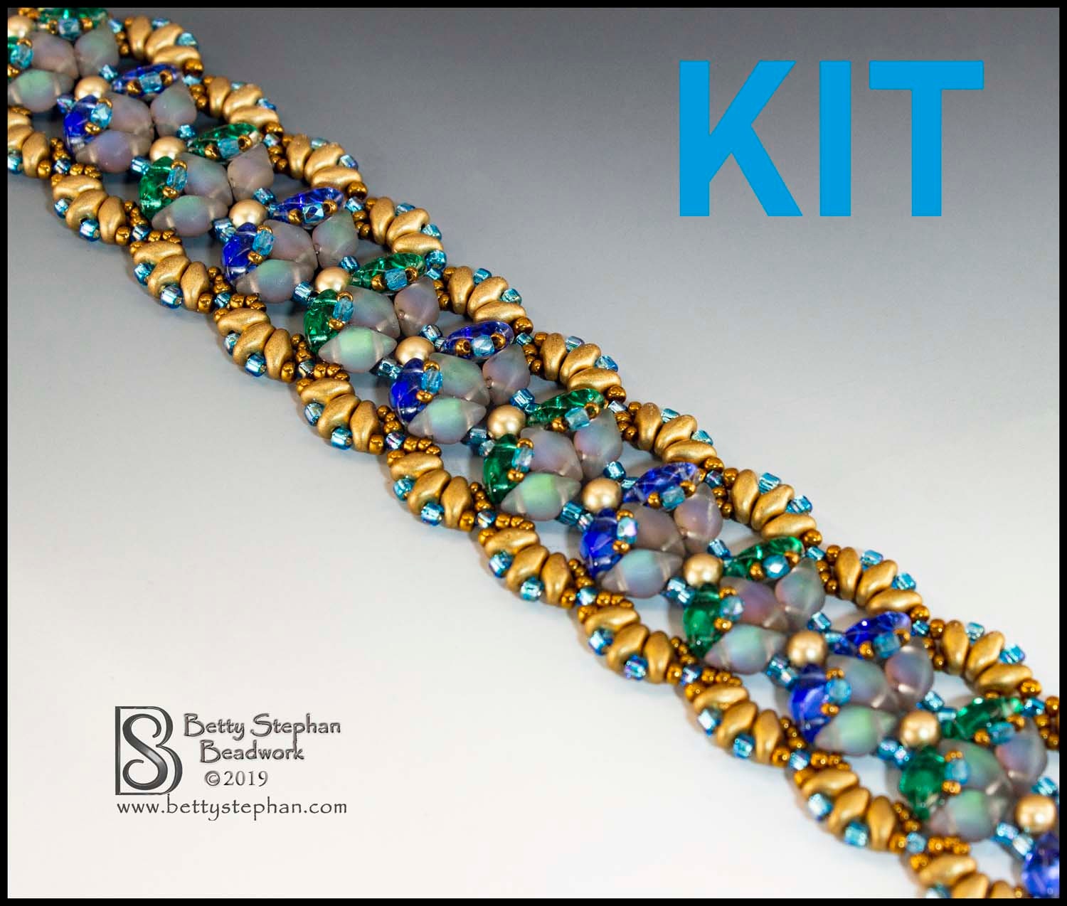 Gemmy Bracelet Green and Blue - Etsy