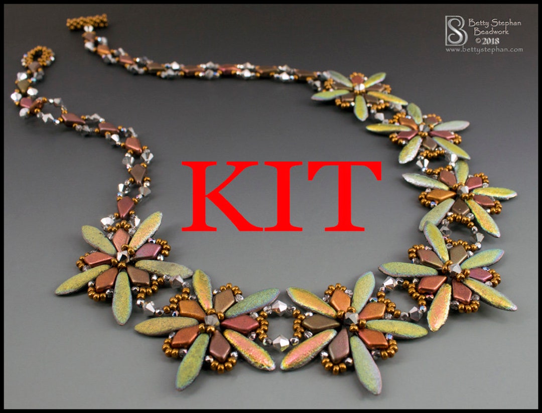 Fae Necklace Kit- Gold Colorway - Etsy