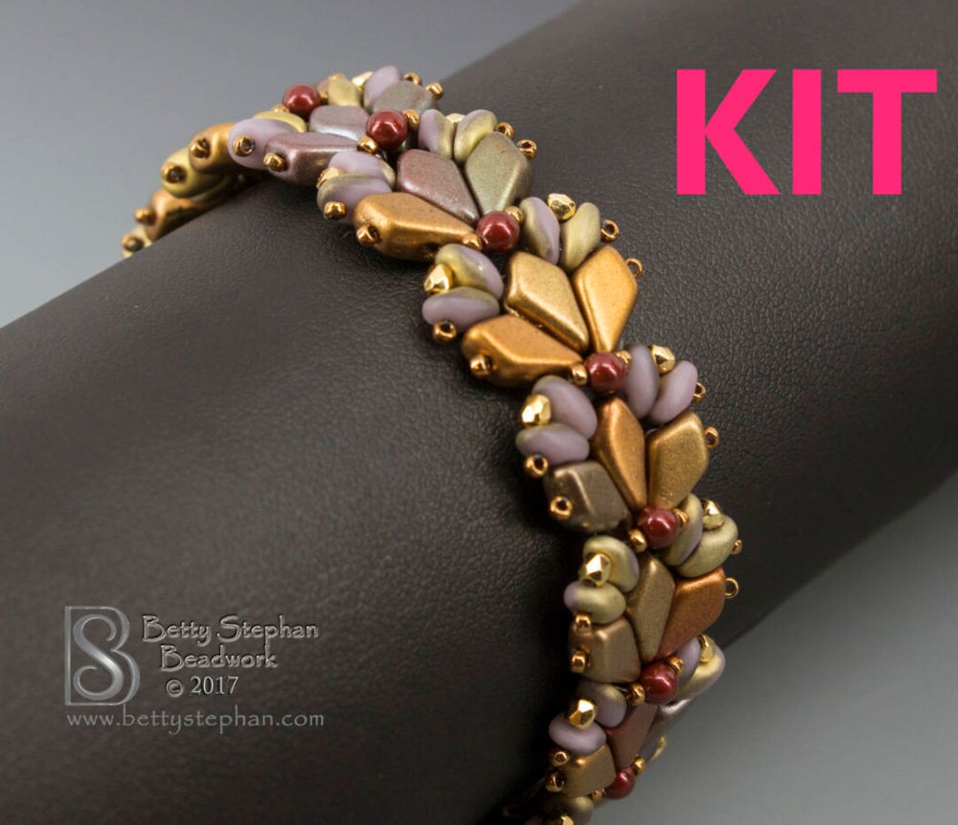 Kite Bracelet Version 2 Gold Beading Kit - Etsy