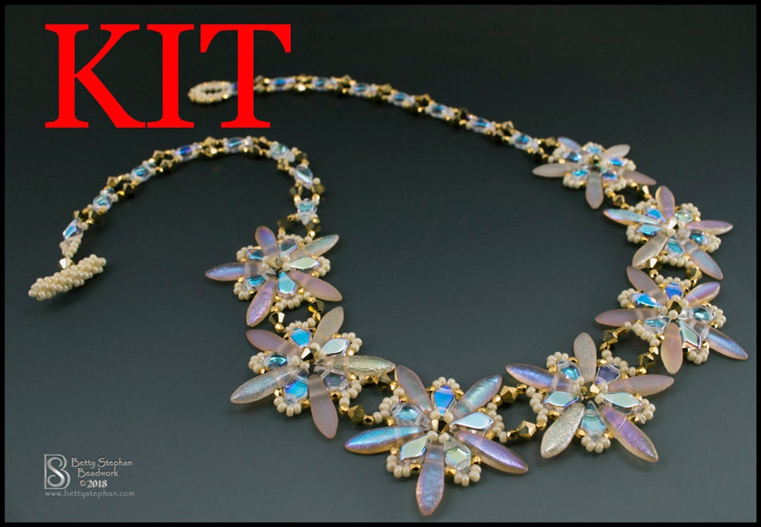 Fae Necklace Kit- Crystal Colorway - Etsy