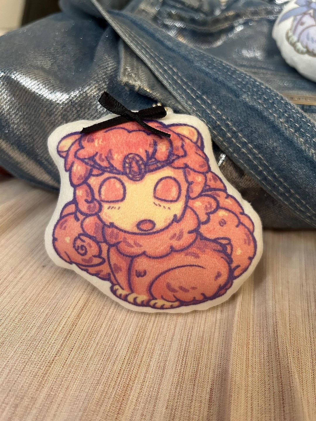 Red Sensory Pillow Keychain - Etsy